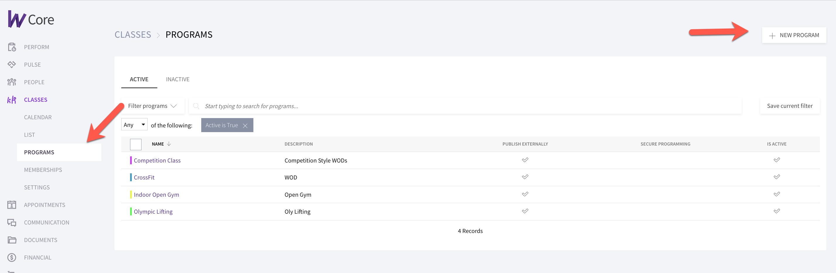Creating Programs – Wodify
