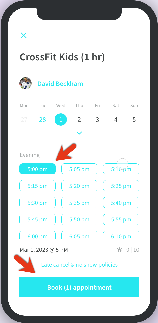 Appointment Booking Process for Coaches – Wodify