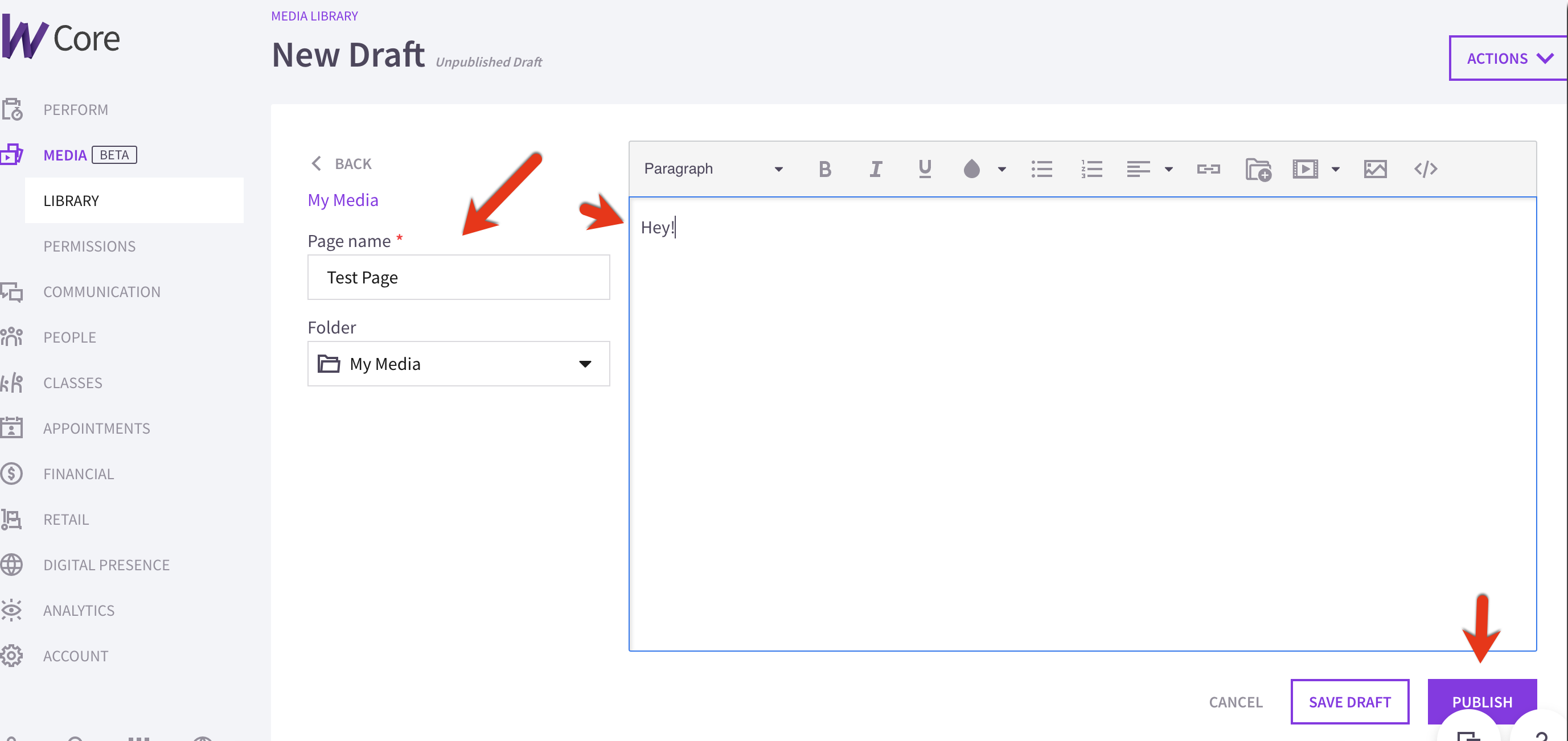 Media Library – Wodify