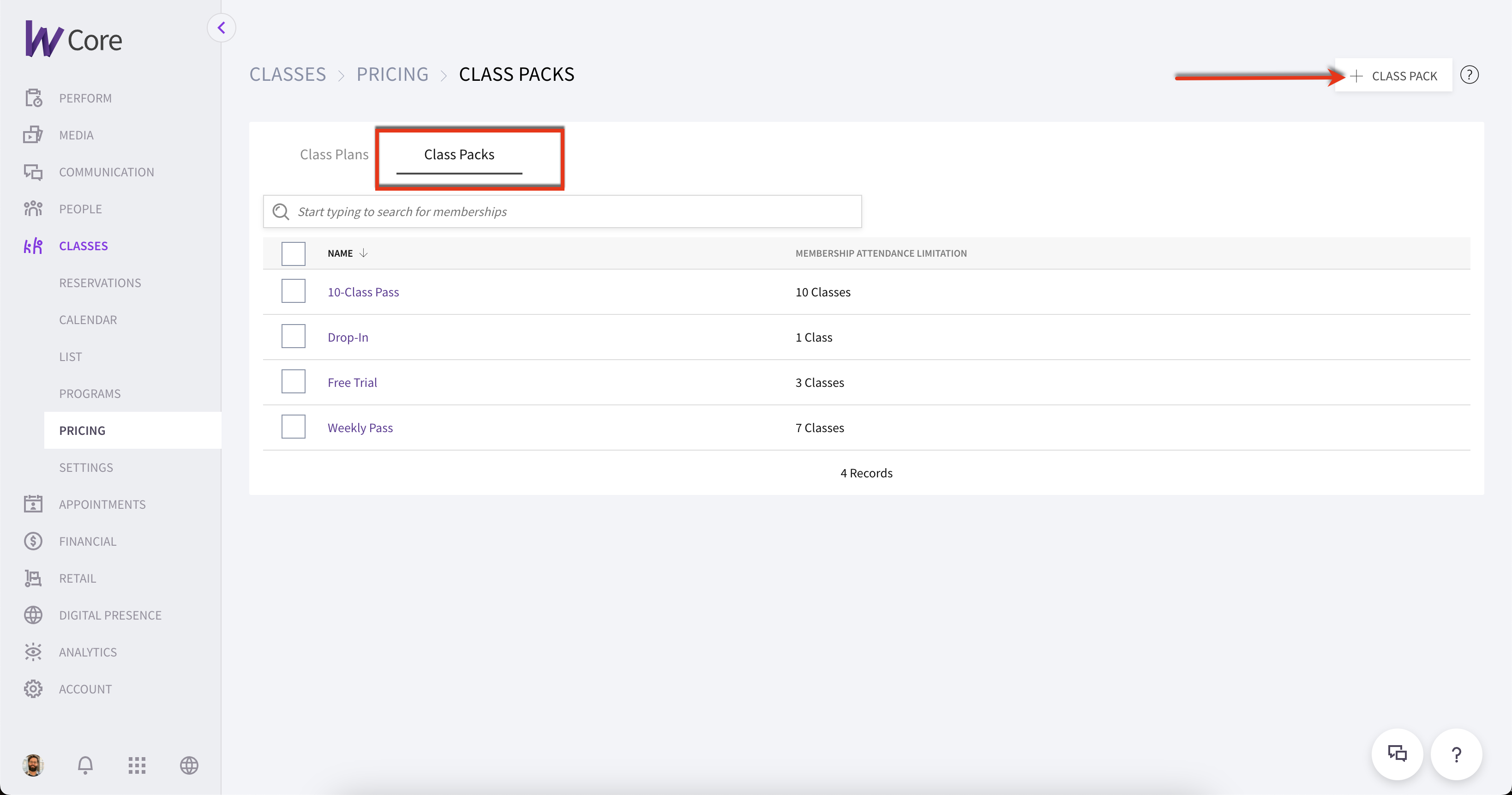 Creating a New Membership – Wodify