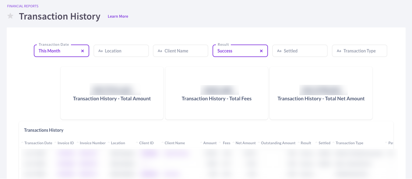 Reporting - Financial – Wodify